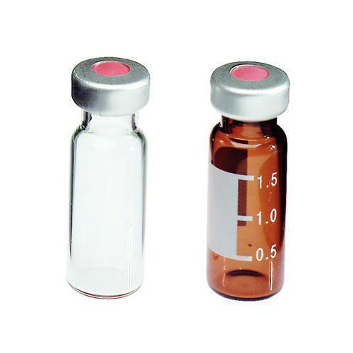National™ 2mL Vial Convenience Kits, PTFE/Red Rubber Septum, 11 mm Finish