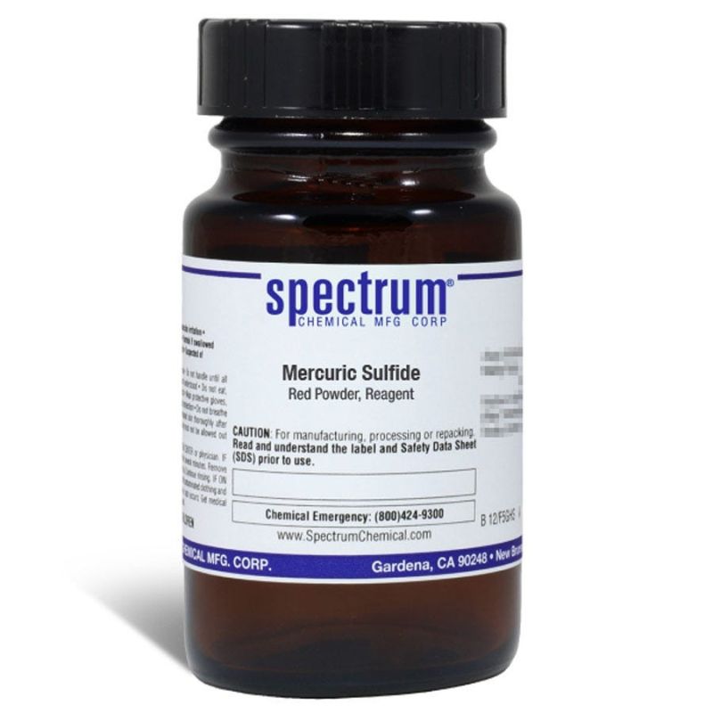 Mercuric Sulfide, Red Powder, Reagent