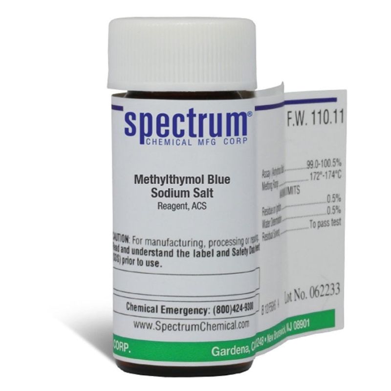 N-Methylthymol Blue Sodium Salt, Reagent, ACS