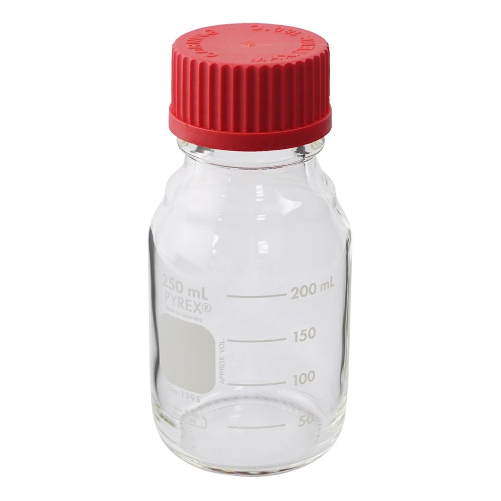 PYREX Round Media Storage Bottle With High Temperature Cap