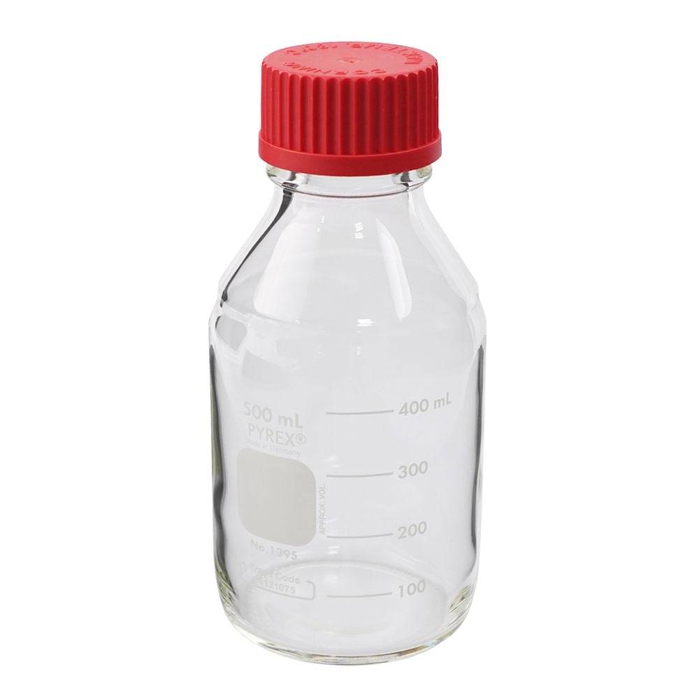 PYREX Round Media Storage Bottle With High Temperature Cap