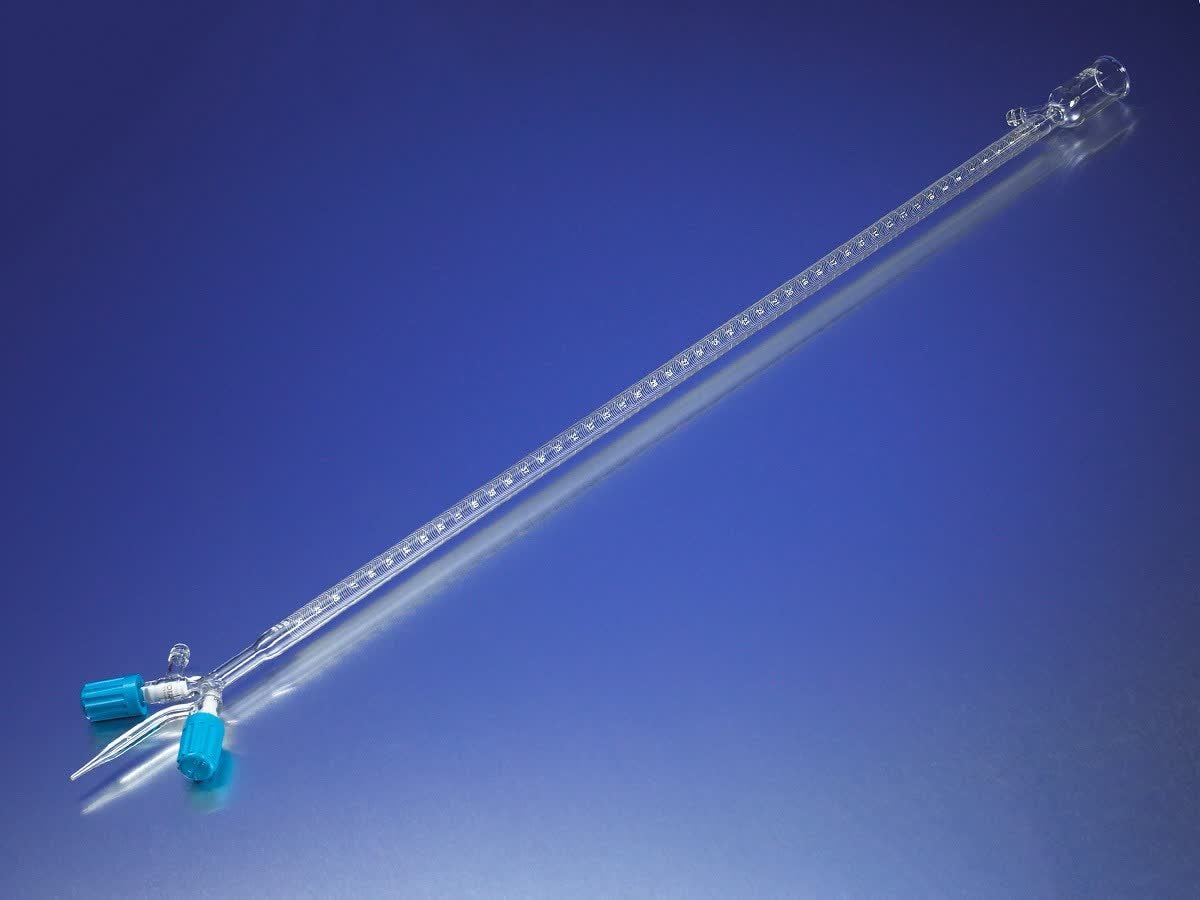 PYREX® Glass Burets with White Enamel Markings, with Dual Rotaflo ...