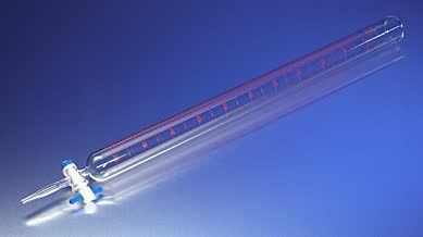 PYREX© Dispensing Burets, Colored Scale, with Straight Bore Product ...