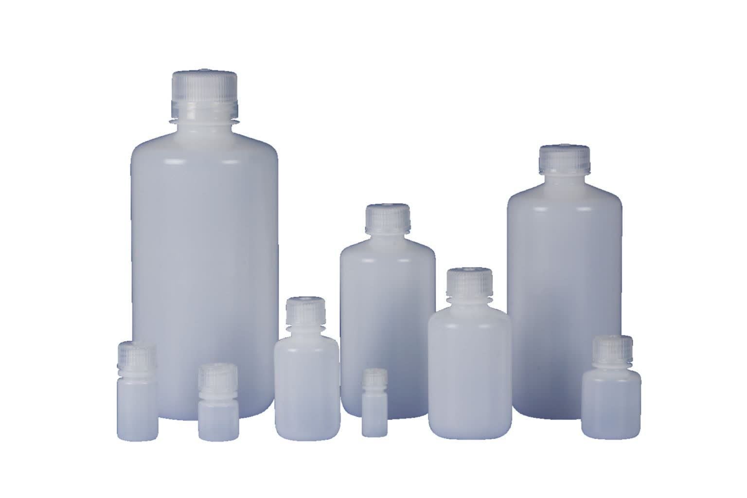 Bottles, High-Density Polyethylene, Narrow Mouth