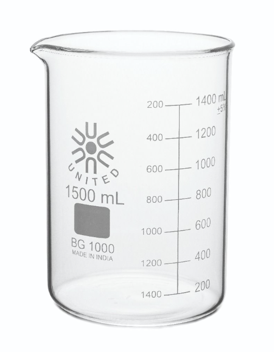 Borosilicate Glass Low Form Beakers | United Scientific