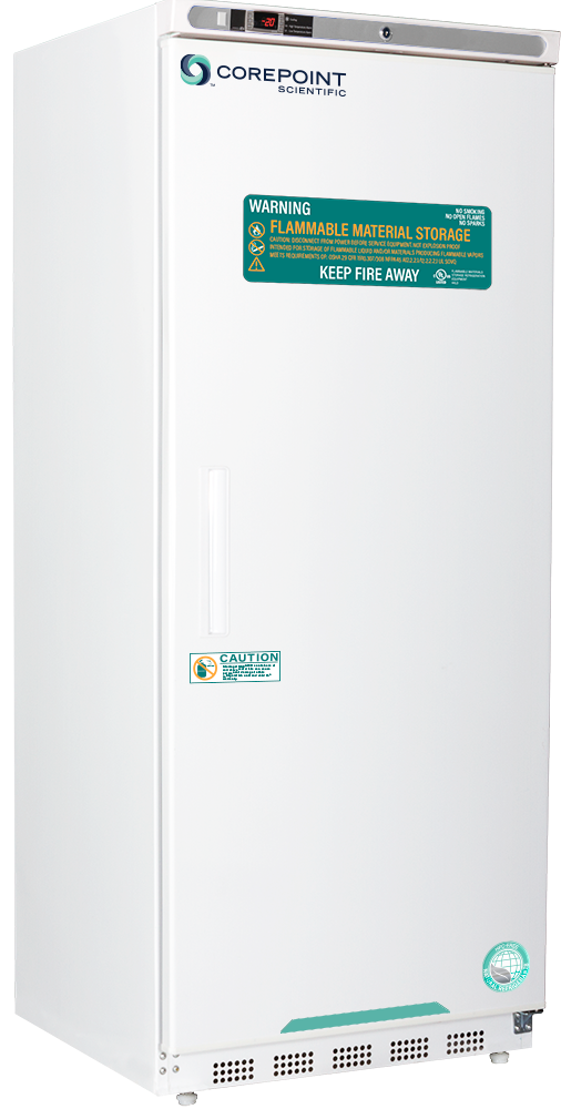 White Diamond Flammable Storage Freezer | Corepoint Scientific
