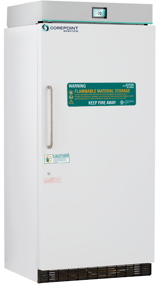 White Diamond Flammable Storage Freezer | Corepoint Scientific