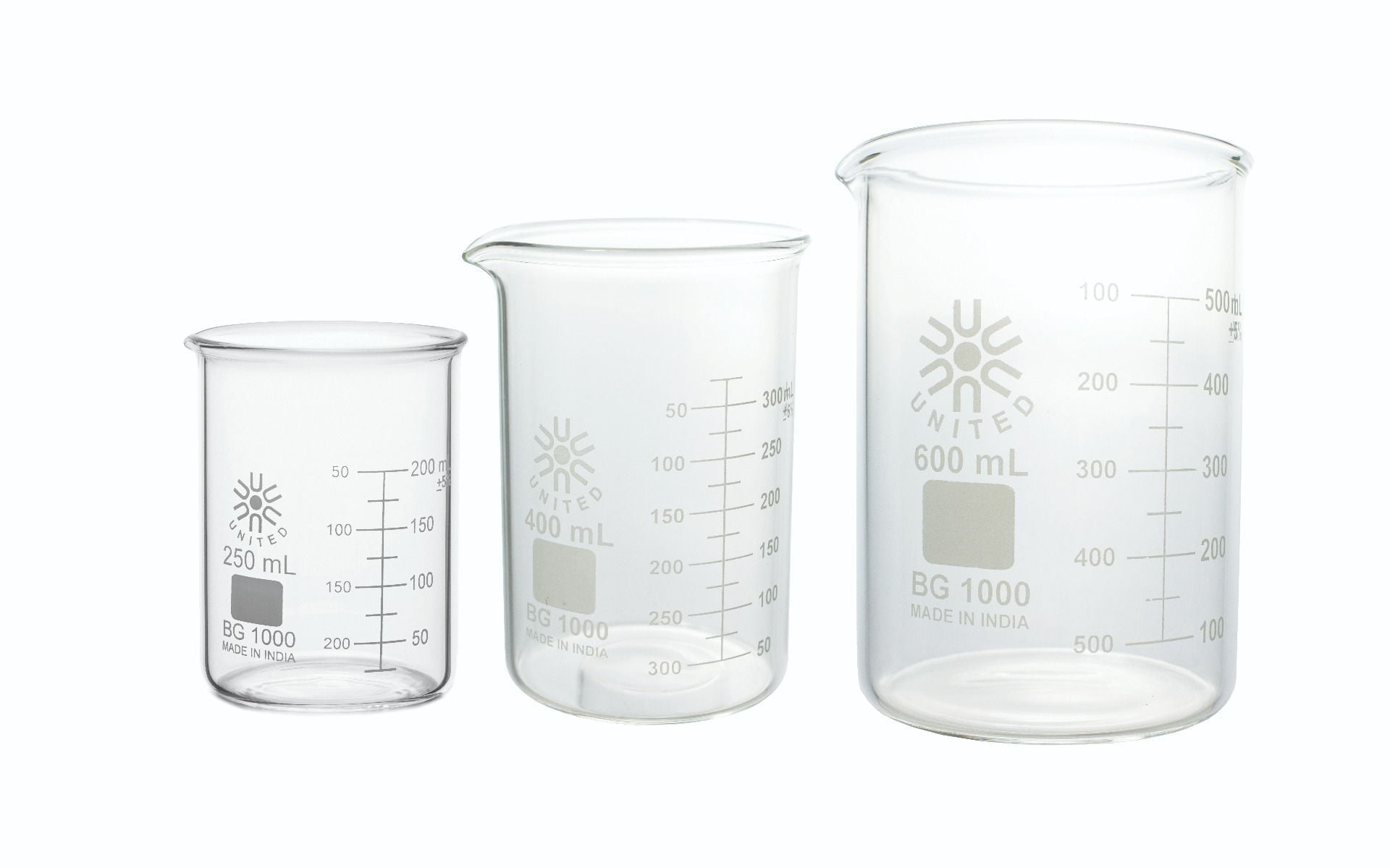 Borosilicate Glass Beaker Sets | United Scientific