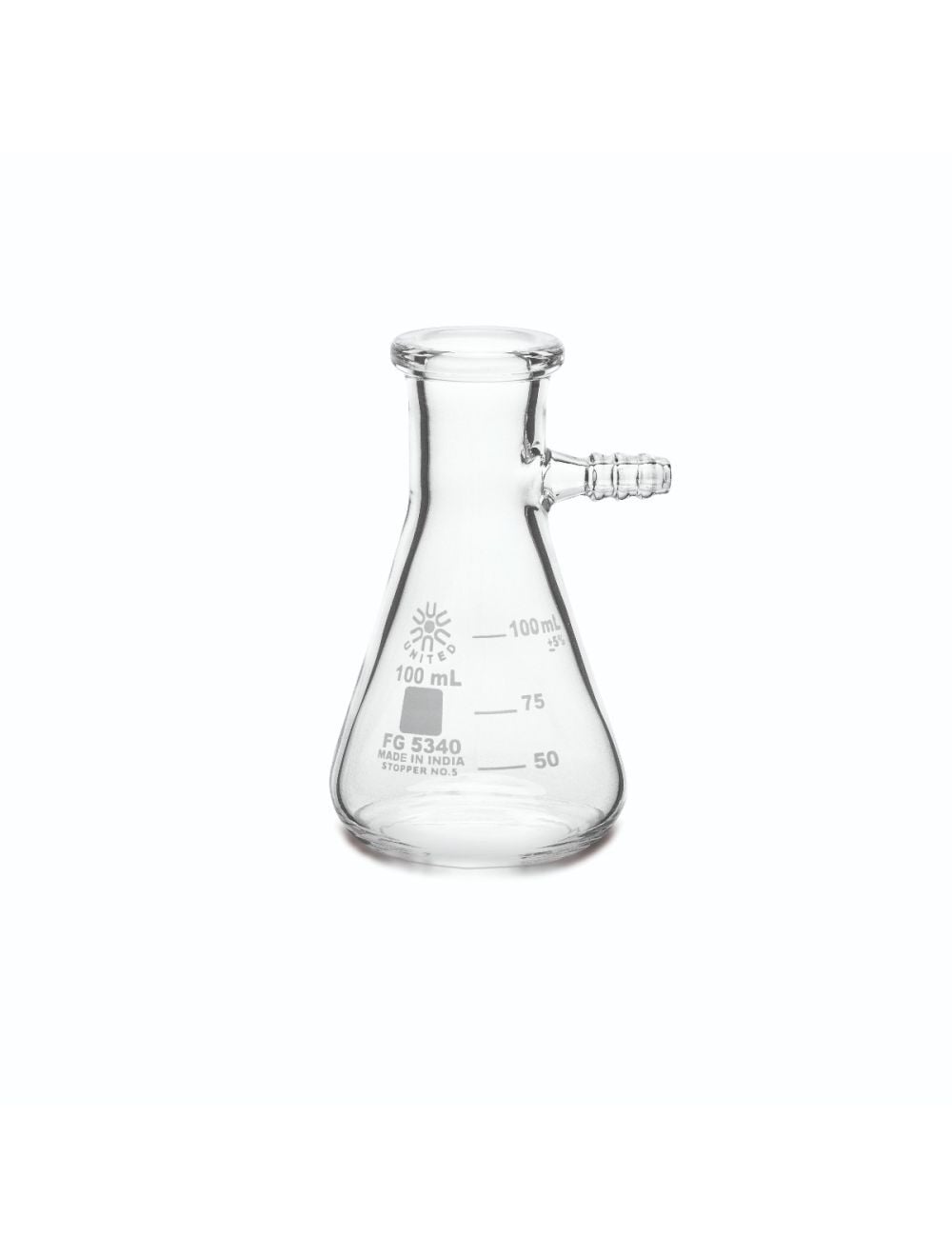 Graduated Glass Filtering Flasks, Bolt Neck Tubulation | United Scientific