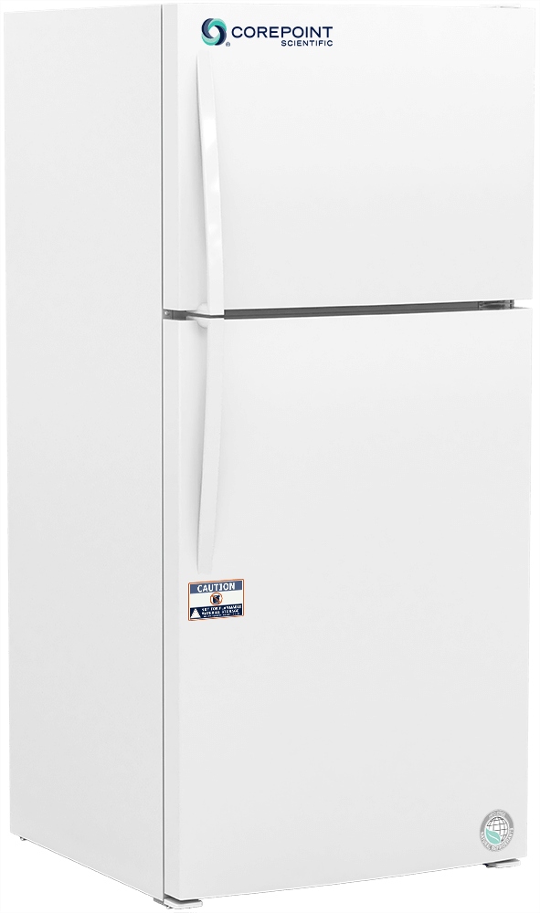 White Diamond Solid Door Refrigerator | Corepoint Scientific