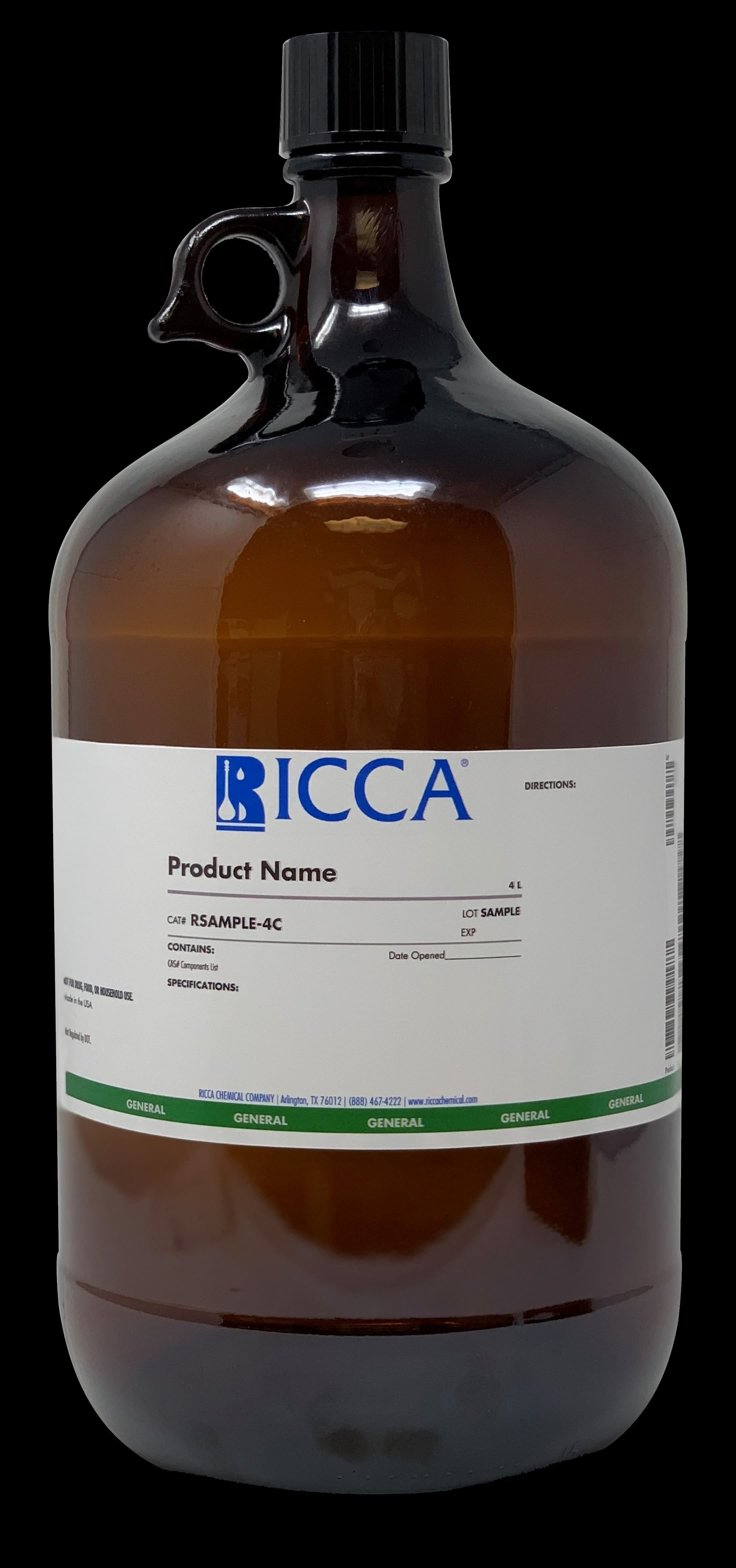 Water, ACS Reagent Grade, ASTM Type I, ASTM Type II