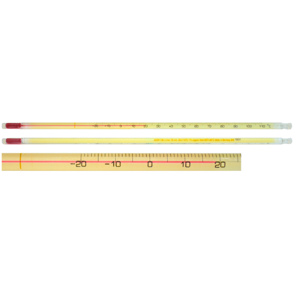 Partial Immersion General Lab Spirit Thermometers | Thermco