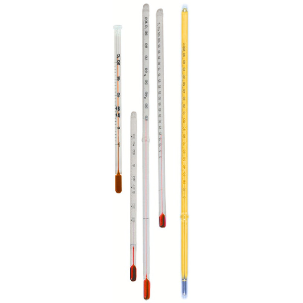 Partial Immersion Special Application Spirit Thermometers