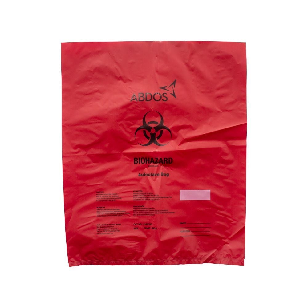 Biohazard Disposable Bags for Autoclave Sterilization | United Scientific