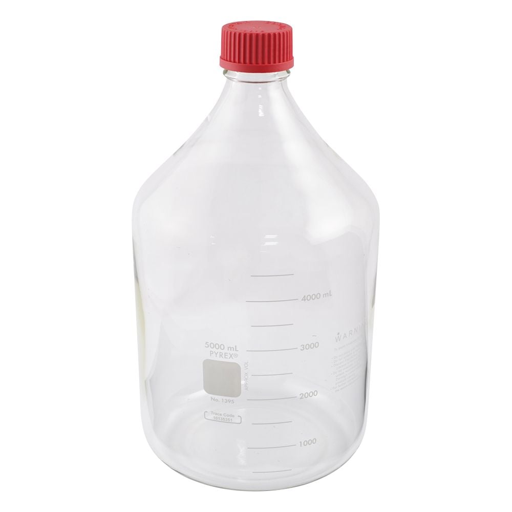 PYREX Round Media Storage Bottle With High Temperature Cap