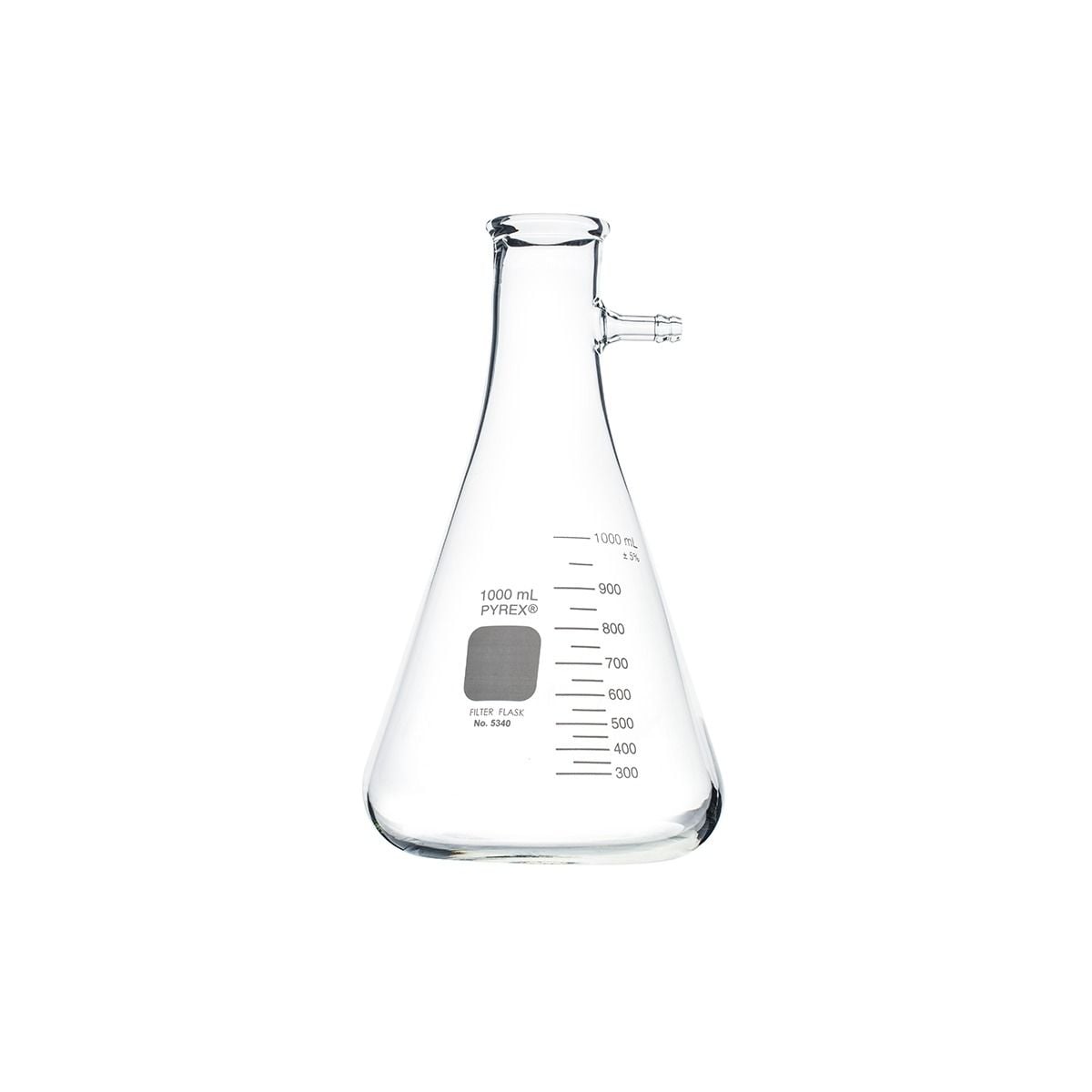 PYREX® Heavy Wall Filtering Flasks, Sidearm Tubulation