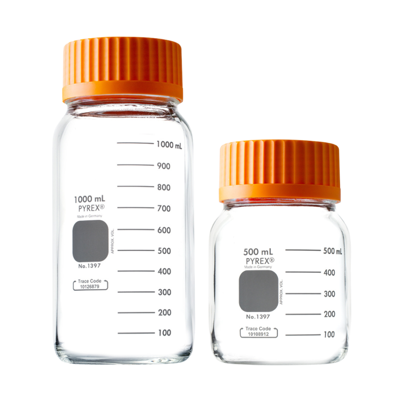 Corning Pyrex 5l Round Media Bottle Borosilicate Glass Lab Pyrex 5L ...