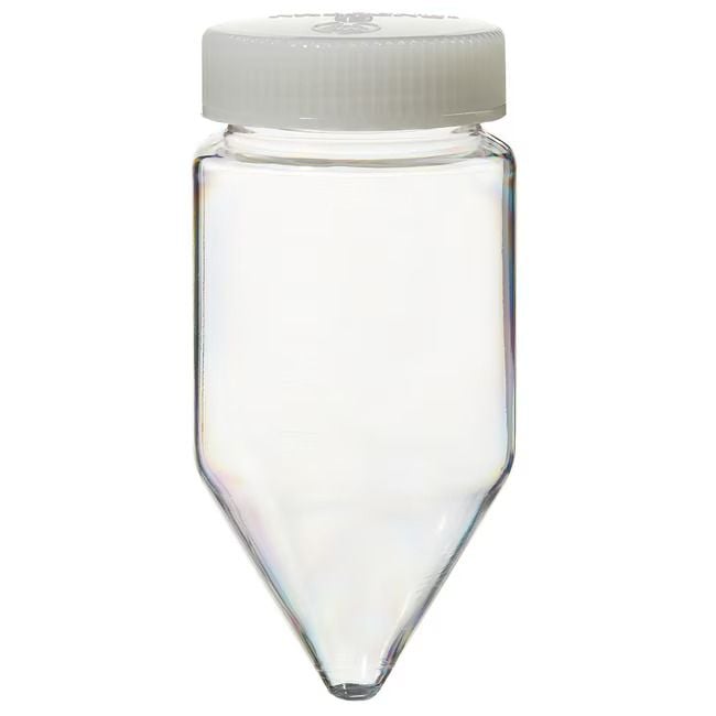 Nalgene Conical Bottom Centrifuge Bottles, Sealing Closures
