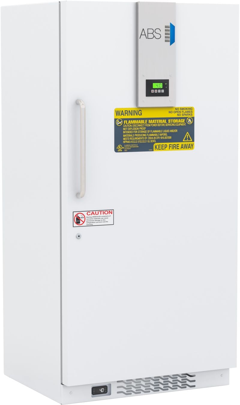 30 cu ft. Solid Door Flammable Storage Refrigerator | ABS