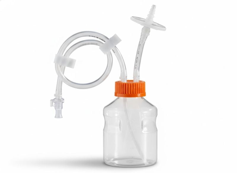 Polystyrene Easy Grip Storage Bottles with Dip Tubes | Corning