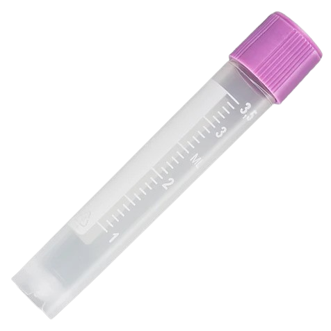 Externally Threaded Graduated Sample Tube | Globe Scientific