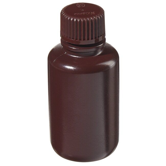 Nalgene HDPE Brown Narrow Mouth Lab Quality Bottles