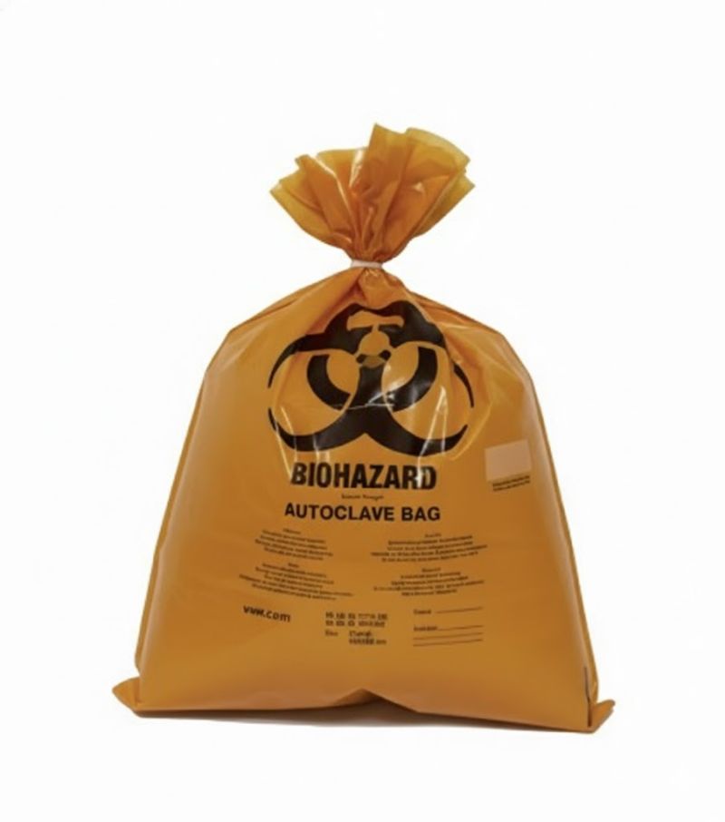 Orange Autoclavable PP Biohazard Bag for Sterilization | VWR