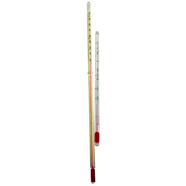 Partial Immersion Safety Coated Application Spirit Thermometers
