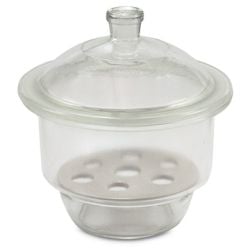 Glass Desiccator with Porcelain Plate, 6 - 12