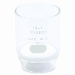 PYREX® High Form Gooch Crucible with Fritted Disc, 30 - 50mL