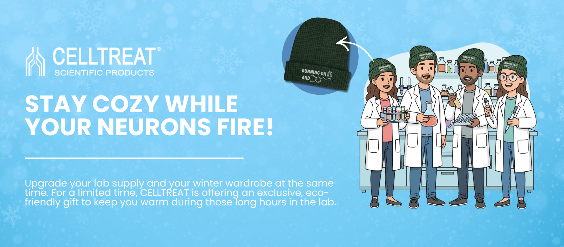 CELLTREAT Winter Promo: Buy 3 Cases, Get a Free "Running on Dopamine ...
